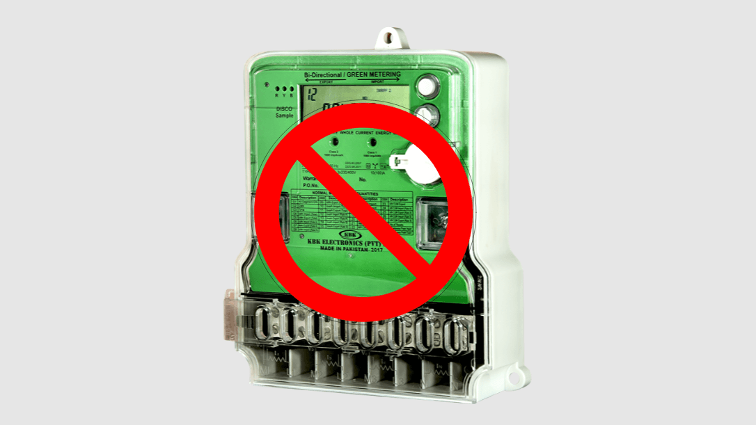 LESCO Green Meters Banned used for Solar System